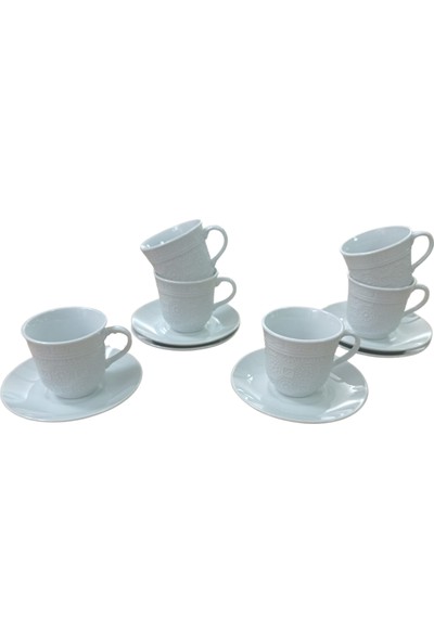 Granada Gold Fincan Takımı- Çiçek Desenli Granada Gold Fincan Takımı- Çiçek Desenli