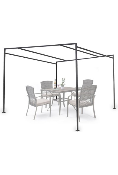 Weblonya Metal Çardak Kamelya Bahçe Gölgelik Pergola 3 mt x 2,5 mt 2191 Weblonya Metal Çardak Kamelya Bahçe Gölgelik Pergola 3 mt x 2,5 mt 2191