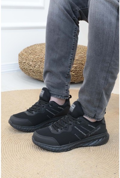 Konfores 1185 Anatomik Tabanlı Unisex Koşu Ayakkabısı - NKT01185-SIYAH-44 Konfores 1185 Anatomik Tabanlı Unisex Koşu Ayakkabısı - NKT01185-SIYAH-44