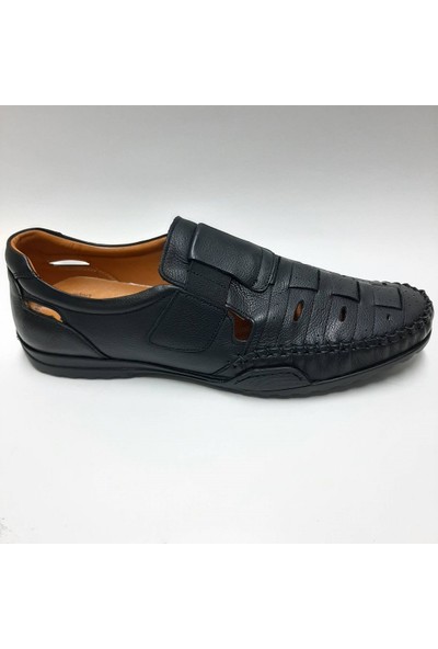 Luis Figo Hakiki Deri Battal Boy (45-46-47...) Erkek Sandalet C-97441765