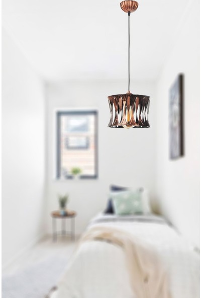 Venon Aydınlatma Ilayda Tekli Siyah Bakır Patine Venon Aydınlatma Ilayda Tekli Siyah Bakır Patine