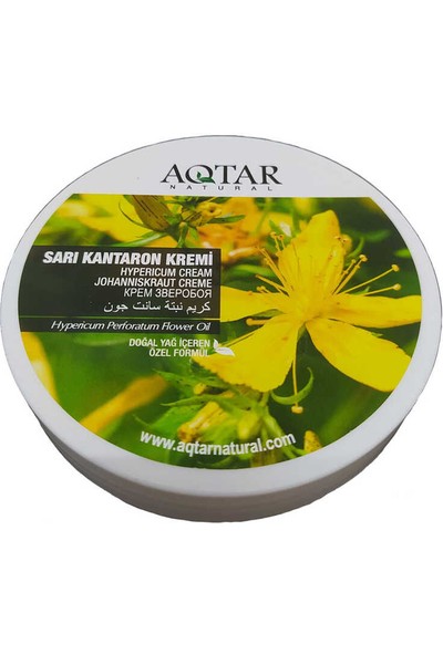 Aqtar Naturel Sarı Kantaron Kremi 200 ml