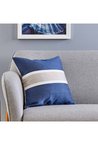 Nautica Home Mawson %100 Pamuk Iç Dolgulu Kırlent 45X45 cm