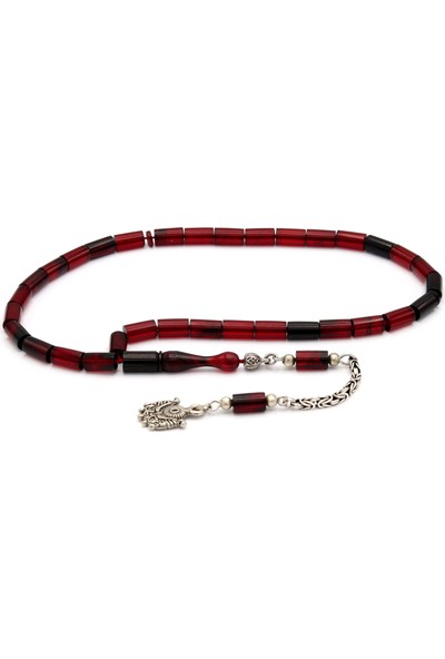 Kırmızı Siyah Hareli Ateş Kehribar Tesbih 201020724 Kırmızı Siyah Hareli Ateş Kehribar Tesbih 201020724