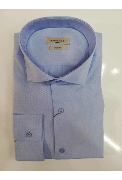 Brango Slim Fit Pamuk Modern Kalıp Özel Üretim Gömlek Brango Slim Fit Pamuk Modern Kalıp Özel Üretim Gömlek