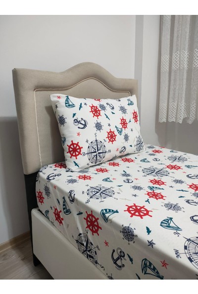 Mert Tek Kişilik Nevresim Takımı Beyaz 160 x 220 cm