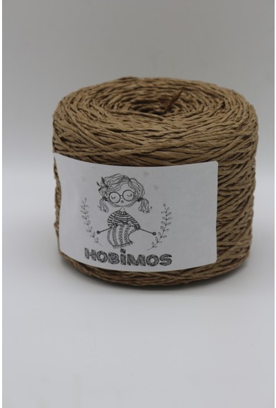 Hobimos doğal Kağıt Iplik 250 Gram 260 Metre Hobimos doğal Kağıt Iplik 250 Gram 260 Metre