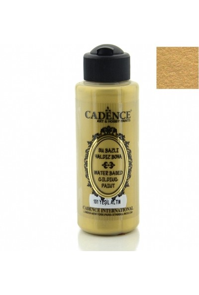Cadence 101 Yeşil Altın-Yaldız Boya 120 ml Cadence 101 Yeşil Altın-Yaldız Boya 120 ml