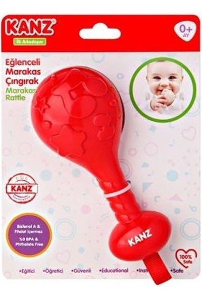 Kanz 30614 Enfal Eğlenceli Marakas Çıngırak Kanz 30614 Enfal Eğlenceli Marakas Çıngırak