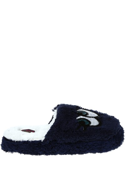 T-Box Siyah Kadın Ev Terliği