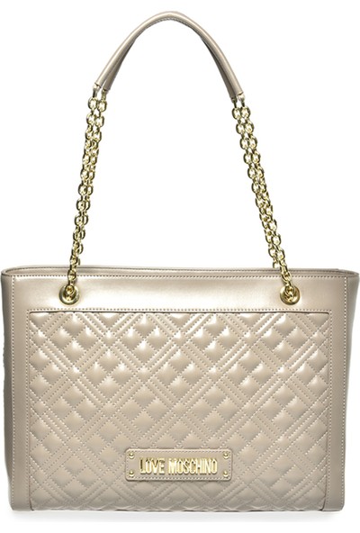 Love Moschino Kadın Gri El Çantası