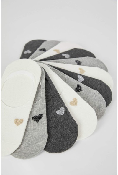 Kadın Pamuklu 12LI Babet ÇORAP X8588AZNS Kadın Pamuklu 12LI Babet ÇORAP X8588AZNS