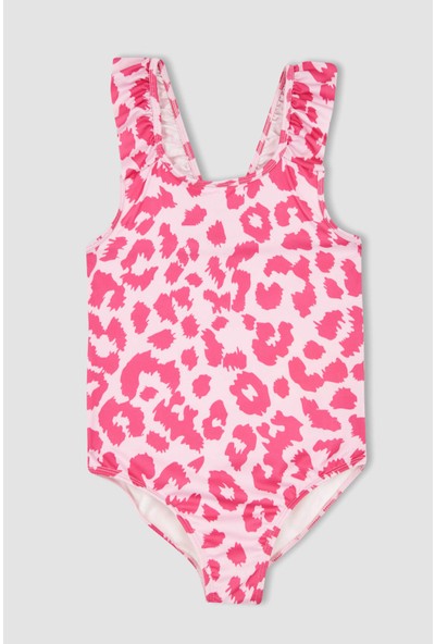 DeFacto Kız Çocuk Desenli Kalın Askılı Mayo X5378A622SM DeFacto Kız Çocuk Desenli Kalın Askılı Mayo X5378A622SM