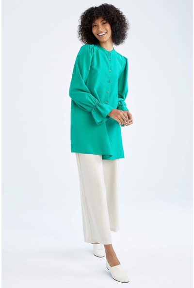 DeFacto Geniş Paça Viskon Pantolon Y0164AZ22HS