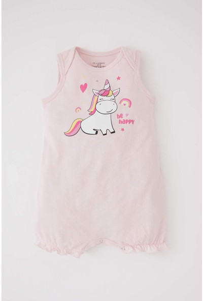 Kız Bebek Regular Fit Yenidoğan Unicorn Baskılı Kolsuz Kısa TULUM Y1597A222SM Kız Bebek Regular Fit Yenidoğan Unicorn Baskılı Kolsuz Kısa TULUM Y1597A222SM