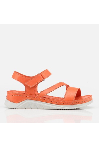 Hotiç 01SAH237960A570 TURUNCU Kadın Sandalet