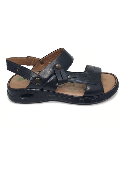 Forelli Ural-G Anatomik Deri Siyah Erkek Sandalet 40507 Forelli Ural-G Anatomik Deri Siyah Erkek Sandalet 40507