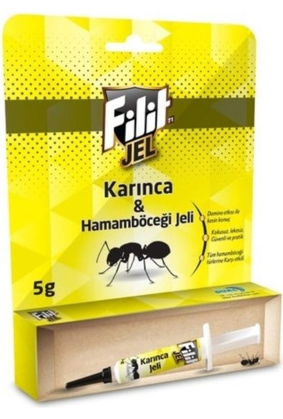 Filit Karınca ve Hamam Böceği Jeli 5 G Filit Karınca ve Hamam Böceği Jeli 5 G