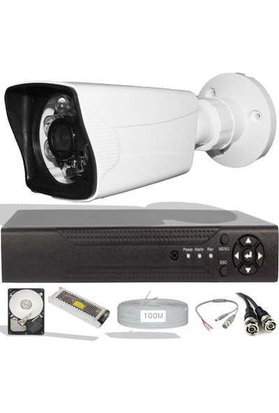 Pıcam - 1 Kameralı Full Hd Güvenlik Kamera Seti 5mp Lens 1080P 250GB HDD Pıcam - 1 Kameralı Full Hd Güvenlik Kamera Seti 5mp Lens 1080P 250GB HDD