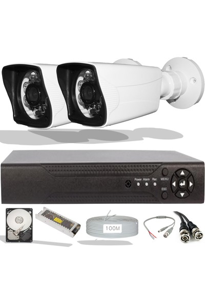 Pıcam - 2 Kameralı Full Hd Güvenlik Kamera Seti 5mp Lens 1080P 250GB HDD Pıcam - 2 Kameralı Full Hd Güvenlik Kamera Seti 5mp Lens 1080P 250GB HDD