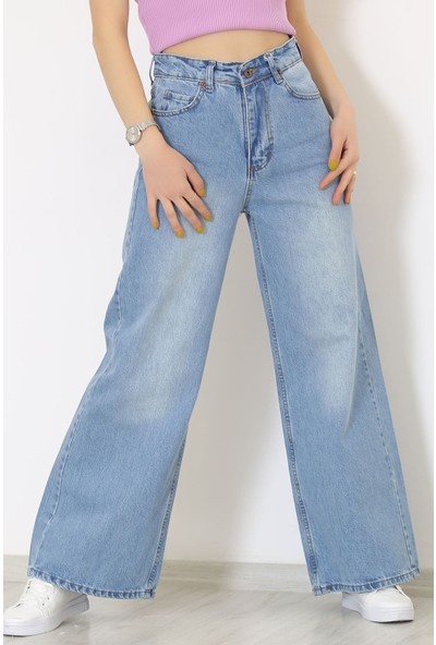 Salaş Kot Pantolon Açıkmavi1 - 6803.1184. Salaş Kot Pantolon Açıkmavi1 - 6803.1184.