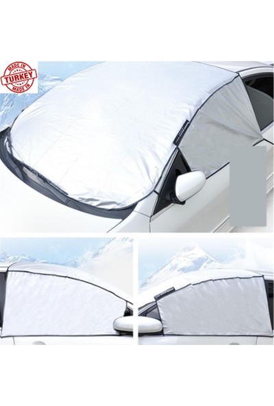 Güneş Kar Buz Önleyici Ön Cam Kenar Koruyuculu Örtü Yarım Branda Güneş Kar Buz Önleyici Ön Cam Kenar Koruyuculu Örtü Yarım Branda