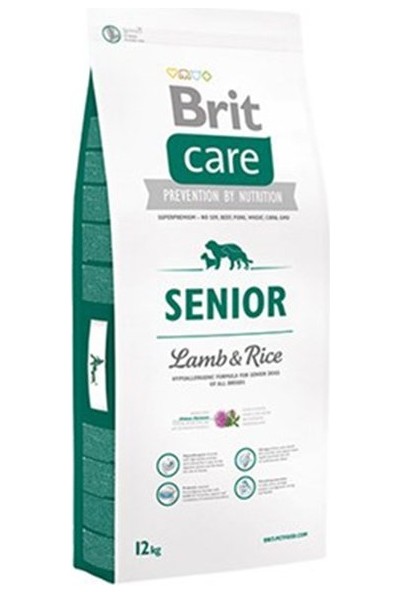 Brit Care Senior Kuzu Etli Yaşlı Köpek Maması 12 kg Brit Care Senior Kuzu Etli Yaşlı Köpek Maması 12 kg