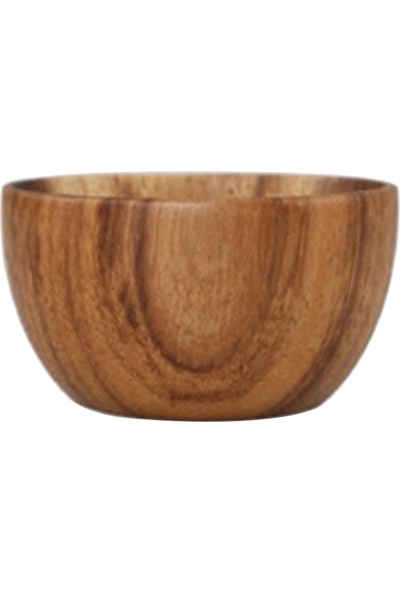 Lovoski Ahşap El Oyma Yuvarlak Salata Kaseleri (Yurt Dışından)