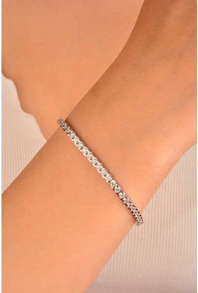 Cebeci Kuyumcu Sırataş Beyaz Altın Bileklik Cebeci Kuyumcu Sırataş Beyaz Altın Bileklik