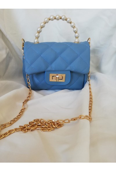 Rihen's World Mavi Sapı Inci Detaylı Kadın Yeni Sezon Çanta Rihen's World Mavi Sapı Inci Detaylı Kadın Yeni Sezon Çanta