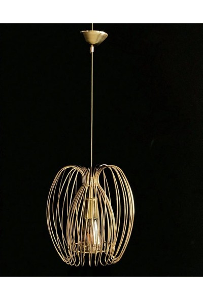 Light Hause Kuş Kafesi Modern Gold Sarkıt Avize Light Hause Kuş Kafesi Modern Gold Sarkıt Avize