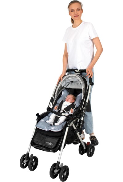 Sevi Bebe Puset ve Oto Koltuğu Minderi ART-8376 Uç Uç Desen Sevi Bebe Puset ve Oto Koltuğu Minderi ART-8376 Uç Uç Desen