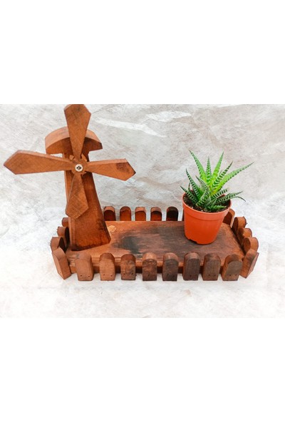 Ahşap Dekoratif Çiçeklik