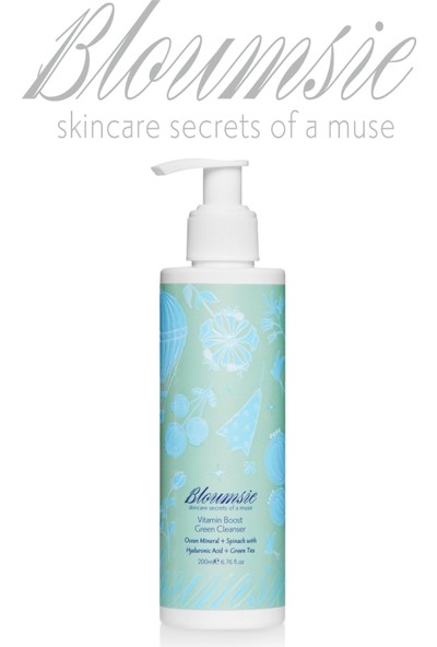 Bloumsie Vitamin Deposu 7 Etkili Temizleme Jeli Okyanus Minerali Hyaluronic Acid Ispanak Yeşilçay 200ML. Bloumsie Vitamin Deposu 7 Etkili Temizleme Jeli Okyanus Minerali Hyaluronic Acid Ispanak Yeşilçay 200ML.