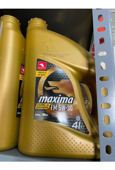 Petrol Ofisi Maxima 5W-30 4 Lt Motor Yağı ( Üretim Yılı: 2022 ) Petrol Ofisi Maxima 5W-30 4 Lt Motor Yağı ( Üretim Yılı: 2022 )