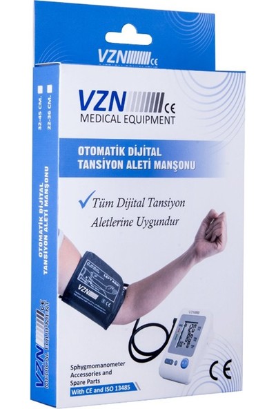 Vzn Otomati̇k Di̇ji̇tal Tansi̇yon Aleti̇ Manşonu-22x36cm Vzn Otomati̇k Di̇ji̇tal Tansi̇yon Aleti̇ Manşonu-22x36cm