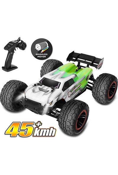 Haiboxing 1/16 Destroyer Uzaktan Kumandalı Model Araba Rtr 4WD Brushless Truck (Yeşil) 45 Km/h Sürat Haiboxing 1/16 Destroyer Uzaktan Kumandalı Model Araba Rtr 4WD Brushless Truck (Yeşil) 45 Km/h Sürat