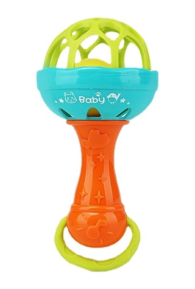 Keluofu Bebek Çıngırak Diş Kaşıyıcı Oyuncak (Yurt Dışından)