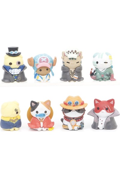 Sinley 8 Adet Tek Parça Kedi Tony Chopper Portgas Ace Trafalgar Pvc Model Şekil Oyuncaklar (Yurt Dışından) Sinley 8 Adet Tek Parça Kedi Tony Chopper Portgas Ace Trafalgar Pvc Model Şekil Oyuncaklar (Yurt Dışından)