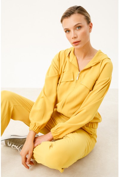 Ekol Kapüşonlu Takım Mont