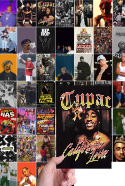 Hip Hop Duvar Poster Seti,old School Hip Hop Temalı Duvar Kolaj Seti, 54 Adet Mini Poster Hip Hop Duvar Poster Seti,old School Hip Hop Temalı Duvar Kolaj Seti, 54 Adet Mini Poster