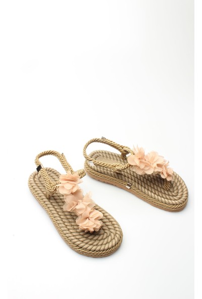 Rovigo Pudra Halat Ip Kadın Sandalet