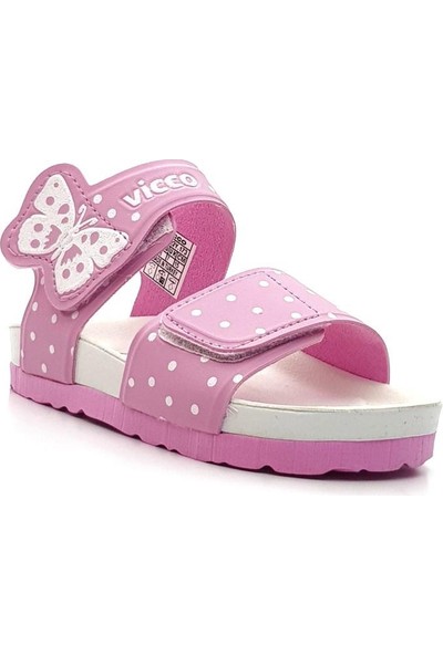 Vicco Vivo Kız Çocuk Kelebekli Cırtlı Sandalet 321.22Y.173