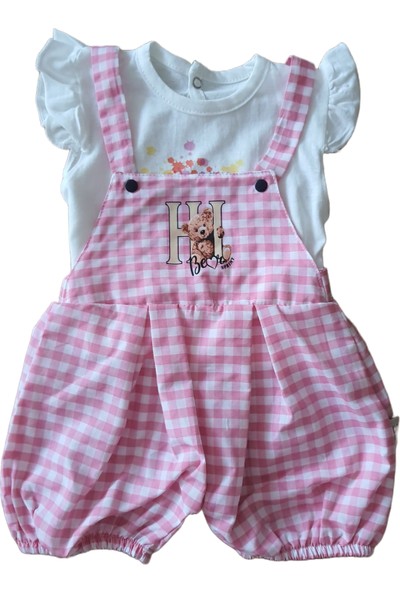 Pötikare Ayıcıklı Kız Bebek Tulum