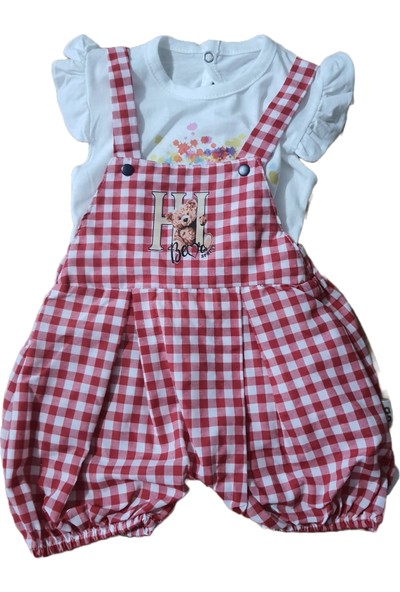 Cocomell Pötikare Ayıcıklı Kız Bebek Tulum