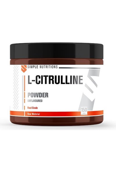 Simple Nutritions Citrulline Unflavoured 150 Gr Simple Nutritions Citrulline Unflavoured 150 Gr