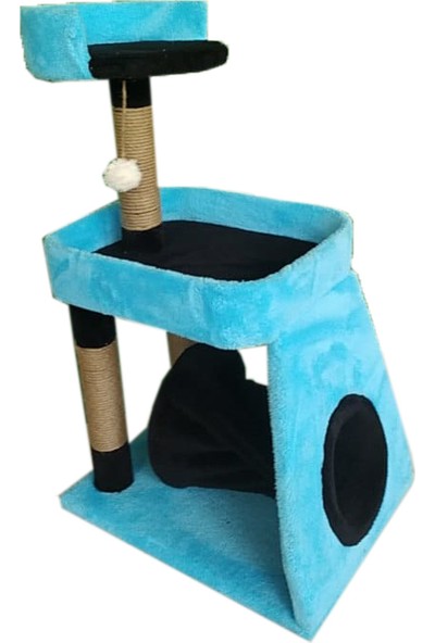 Lily Lly-09 Lily Kedi Tırmalama-Mavi Siyah