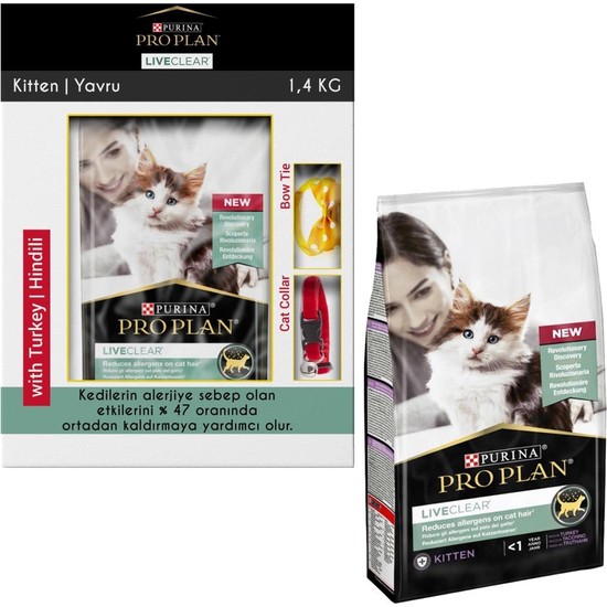 Pro Plan Proplan Live Clear Kitten Alerjen Azaltan Yavru Fiyatı