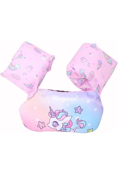 Dmxtop Desen Baskılı Çocuk Kol Yeleği - Çok Renkli (Yurt Dışından)