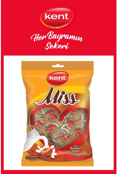 Kent Missbonbon Sütlü 375 gr 2'li Paket